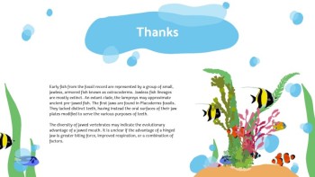 Bright Fish Biology | Free Google Slide Theme