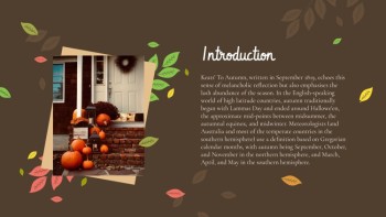 Orange Retro Autumn | Free Google Slide Theme
