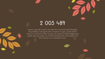 Orange Retro Autumn | Free Google Slide Theme