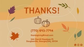 Brown Thanksgiving Day | Free Google Slide Theme