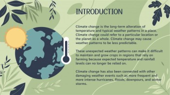 Climate Change | Free Google Slide Theme
