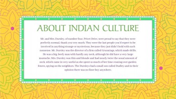 Colorful Culture India | Free Google Slide Theme