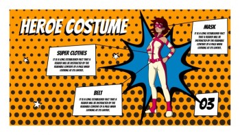 Green Comics Superhero | Free Google Slide Theme