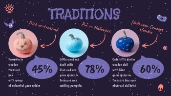 Cute Purple Halloween | Free Google Slide Theme