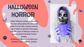 Cute Purple Halloween | Free Google Slide Theme