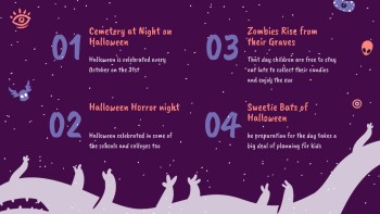 Cute Purple Halloween | Free Google Slide Theme
