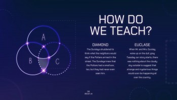 Dark Minimalist Linear Math | Free Google Slide Theme