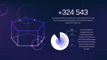Dark Minimalist Linear Math | Free Google Slide Theme