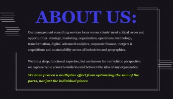 Dark Blue Water | Free Google Slide Theme