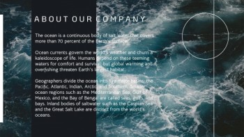 Dark Ocean | Free Google Slide Theme