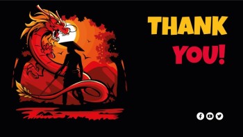 Bright Dragon Anime | Free Google Slide Theme