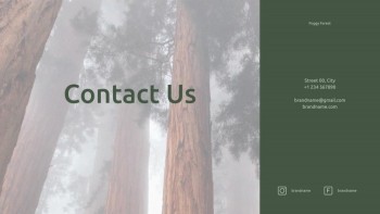 Foggy Forest | Free Google Slide Theme