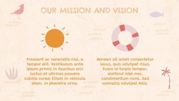 Gentle Summer Beach | Free Google Slide Theme