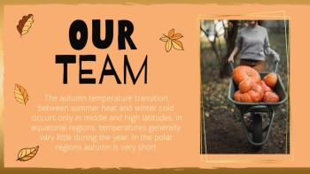 Gold Cute Аutumn | Free Google Slide Theme