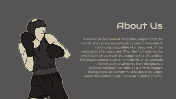 Gray Dynamic Boxing | Free Google Slide Theme