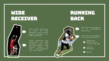 Green Collage American Football | Free Google Slide Theme