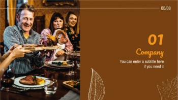 Happy Thanksgiving | Free Google Slide Theme