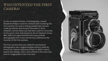 History of Photography | Free Google Slide Theme