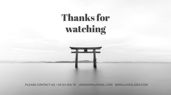 Japan White Minimalistic | Free Google Slide Theme