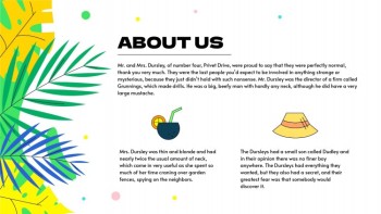 Light Tropical Tour | Free Google Slide Theme