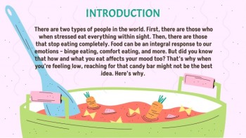 Lovable Illustrated Food | Free Google Slide Theme