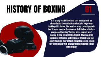 Dark Modern Boxing | Free Google Slide Theme