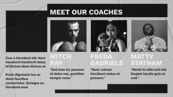 Modern Boxing School | Free Google Slide Theme