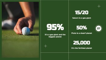 Modern Sport Golf | Free Google Slide Theme