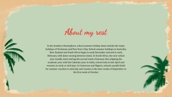 My Summer Time | Free Google Slide Theme