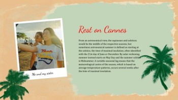 My Summer Time | Free Google Slide Theme