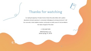 Orange Doodle Back to School | Free Google Slide Theme