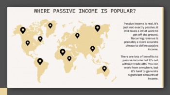 Grey Passive Income | Free Google Slide Theme