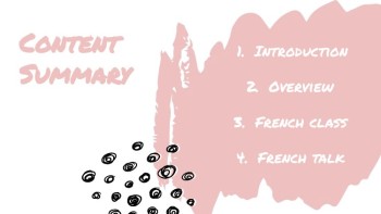 Red Floral France | Free Google Slide Theme