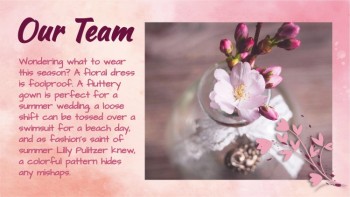 Dark Illustrated Spring | Free Google Slide Theme