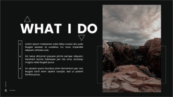 Dark Simple Photography | Free Google Slide Theme