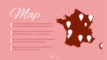 Red Floral France | Free Google Slide Theme
