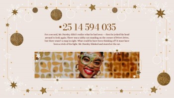 Gold Cute New Year | Free Google Slide Theme