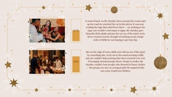 Gold Cute New Year | Free Google Slide Theme