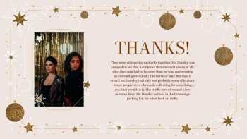 Gold Cute New Year | Free Google Slide Theme