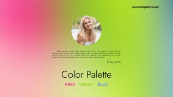 Spring Color Palette | Free Google Slide Theme