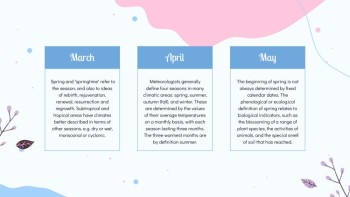 Spring Color Palette | Free Google Slide Theme