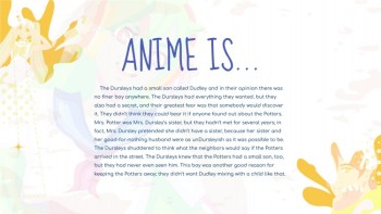 Colorful Anime Culture | Free Google Slide Theme