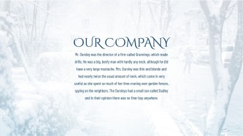 White Simple Winter | Free Google Slide Theme